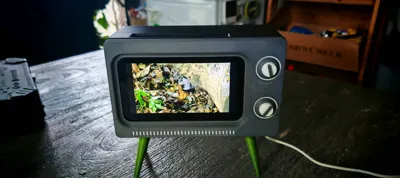 Retro TV Enclosure for Echo Show 5 (Gen 3) - Free 3D Print Model ...