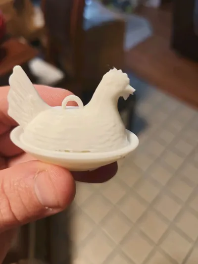Hen on Nest - Free 3D Print Model - MakerWorld