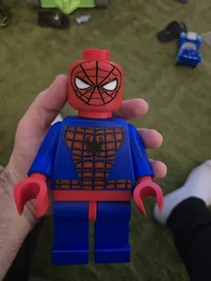 Spiderman Brick Character Remixed by WFA Builder MakerWorld: Download Free 3D Models