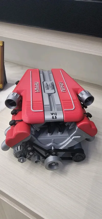 Motor ferrari V12 - Free 3D Print Model - MakerWorld
