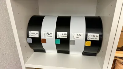 Bambu Lab filament swatches by Foxart3D MakerWorld: Download Free 3D Models