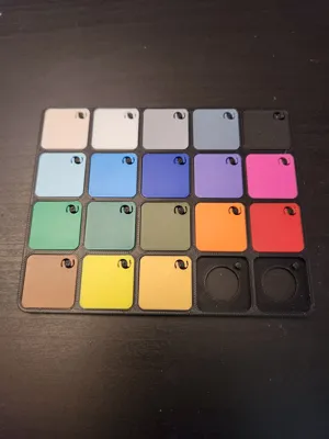 Bambu Lab filament swatches by Foxart3D MakerWorld: Download Free 3D Models