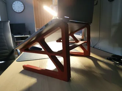 Laptop Stand with Keyboard Storage by Geek Genius Collective MakerWorld ...