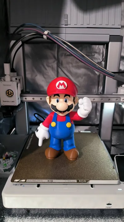Super Mario / No AMS - Free 3D Print Model - MakerWorld