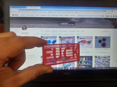 Customizable Parametric Lithophane Text - Free 3D Print Model - MakerWorld