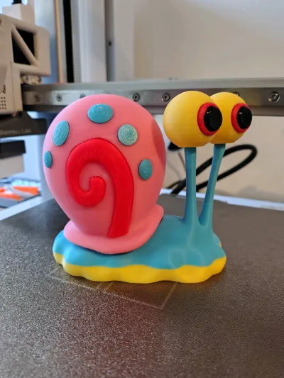 Gary - No AMS - Spongebob toy - Free 3D Print Model - MakerWorld