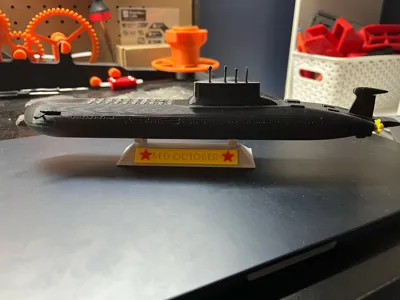 Red October Nuclear submarine - Free 3D Print Model - MakerWorld