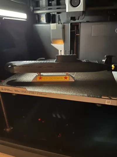 Red October Nuclear submarine - Free 3D Print Model - MakerWorld