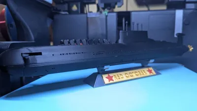 Red October Nuclear submarine - Free 3D Print Model - MakerWorld