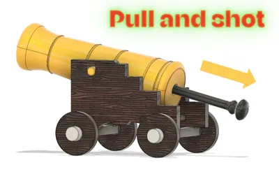 Long Nine – Ship Cannon - Free 3D Print Model - MakerWorld