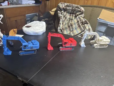 Tracked Excavator by Murata MakerWorld: Download Free 3D Models