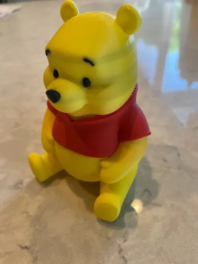 Winnie the Pooh 2 version - Free 3D Print Model - MakerWorld