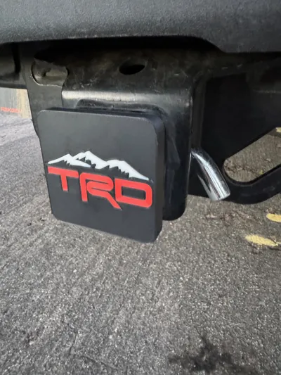 TRD Mountains Hitch Cover - Free 3D Print Model - MakerWorld