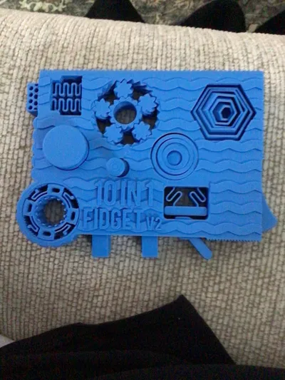 10 in 1 Ultimate Multi Fidget - Free 3D Print Model - MakerWorld