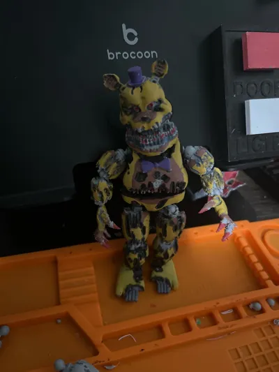 fnaf 4 nightmare funko action figure - Free 3D Print Model - MakerWorld