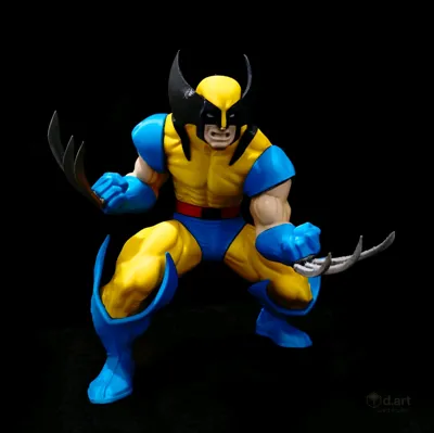 Wolverine (Marvel Comics) / NO AMS - Free 3D Print Model - MakerWorld