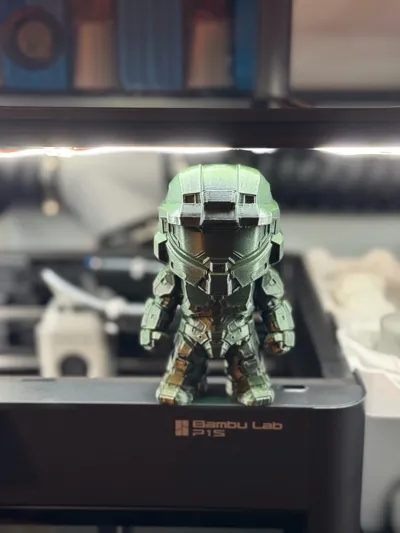 Master Chief Chibi - Free 3D Print Model - MakerWorld