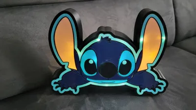 Stitch Light Box LED Lamp by Picture_it - MakerWorld