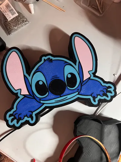 Stitch Light Box LED Lamp by Picture_it - MakerWorld