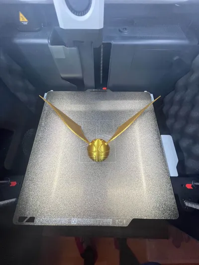 Golden Snitch with flexible wings by Josemari MakerWorld: Download Free ...