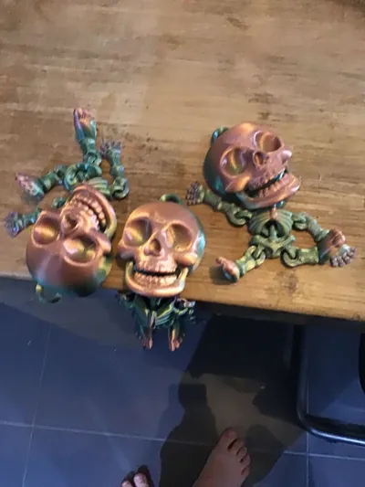 Mini Articulated Skeletons - Free 3D Print Model - MakerWorld