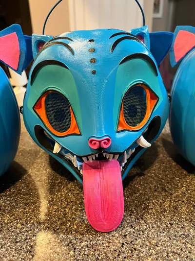 derpy tiger mask - Free 3D Print Model - MakerWorld