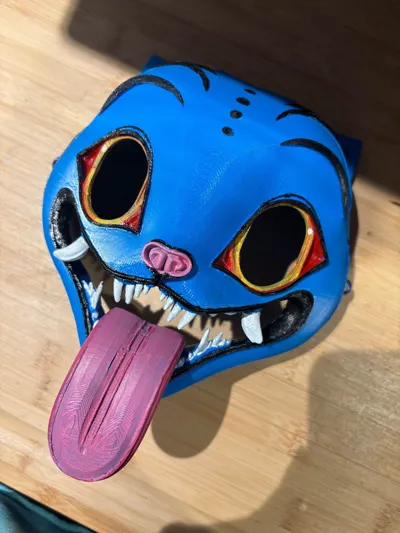 derpy tiger mask - Free 3D Print Model - MakerWorld