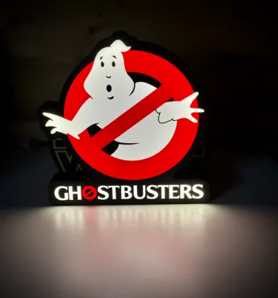 Ghostbusters Ligthbox | LED Lamp by 3Dacores - MakerWorld