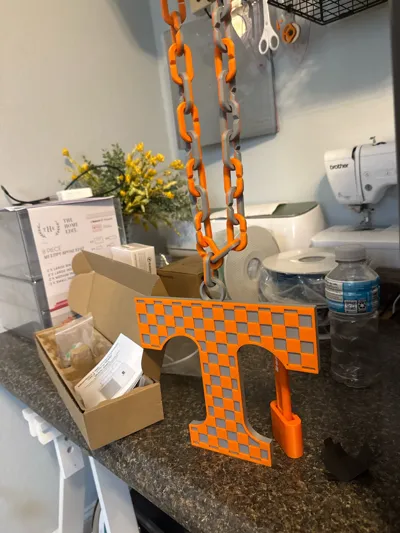Tennessee Volunteers Oversized Hype Chain - Free 3D Print Model ...