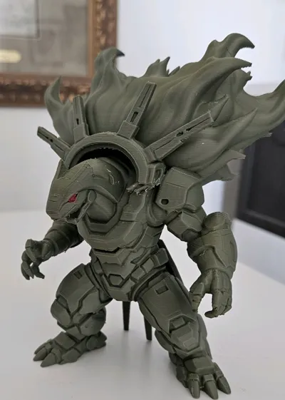 Mecha Pokemon Series — Typhlosion Battle Statue - Free 3D Print Model ...