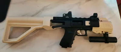 RONI V3 carbine conversion kit for G17,G19 & G44 - Free 3D Print Model ...