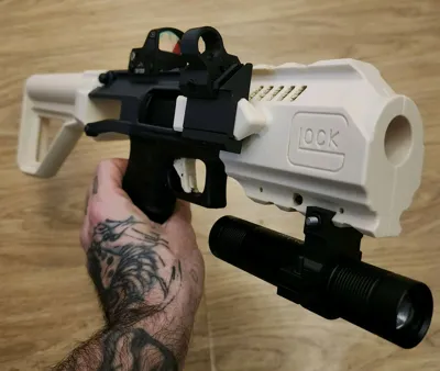 RONI V3 carbine conversion kit for G17,G19 & G44 - Free 3D Print Model ...