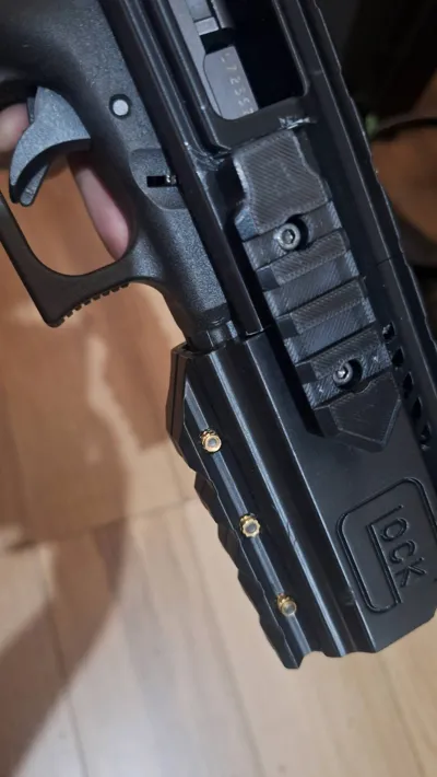 RONI V3 carbine conversion kit for G17,G19 & G44 - Free 3D Print Model ...