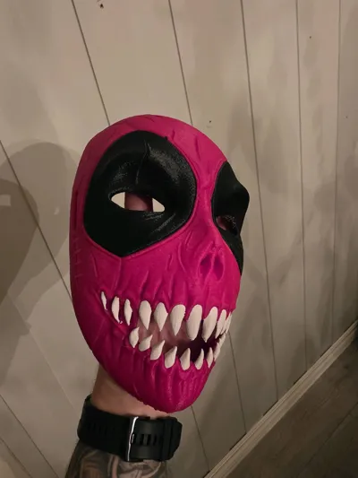 Haunted Deadpool Mask – The Halloween Nightmare - Free 3D Print Model ...