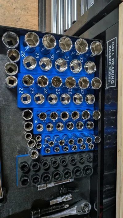 DoT Socket Trays Quinn 1/2 Chrome Master Set v5 - Free 3D Print Model ...