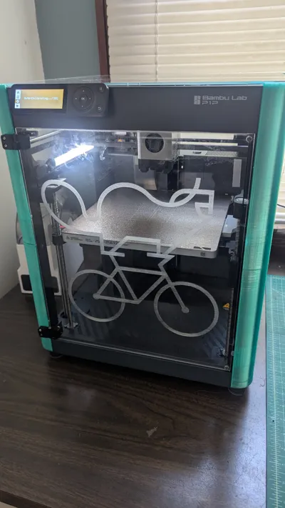 Bambu Lab P1P - "Vision" Enclosure - Free 3D Print Model - MakerWorld