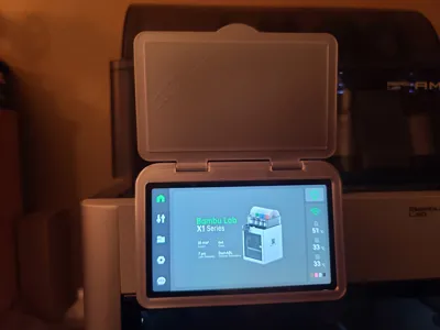 Bambu Lab X1 Screen Protection Cover Remixed by Print4Gods - MakerWorld