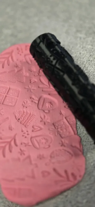 Texture Roller V107 | Christmas II - Free 3D Print Model - MakerWorld