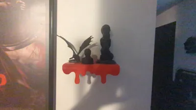 Dripping wall shelf by Georg MakerWorld: Download Free 3D Models