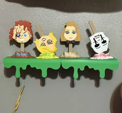 Dripping wall shelf by Georg MakerWorld: Download Free 3D Models