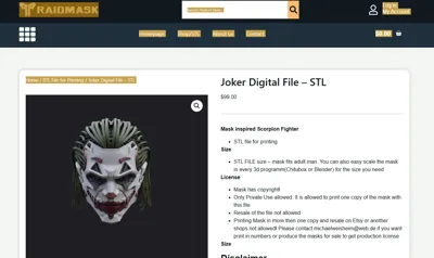 Cyber_Joker - Free 3D Print Model - MakerWorld