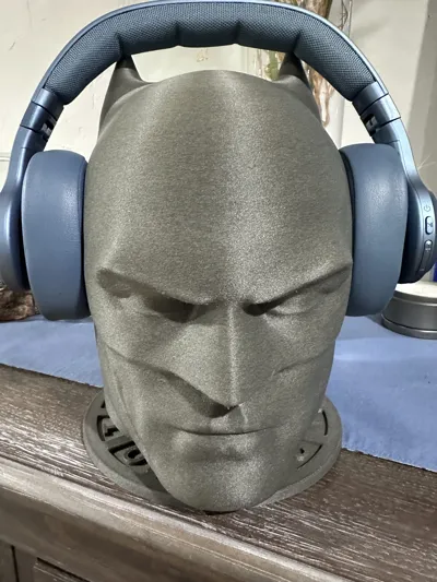 Batman Headset stand by E9-3D MakerWorld: Download Free 3D Models