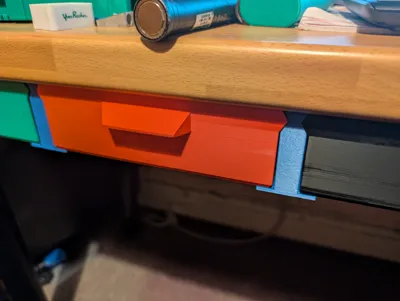 Under Desk Drawer with Double Travel Stops Remixed by KYZ Design ...