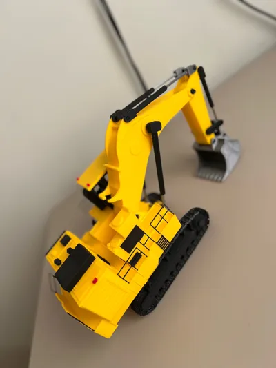 Caterpillar 6020B Minig Excavator- Fully 3D model - Free 3D Print Model ...