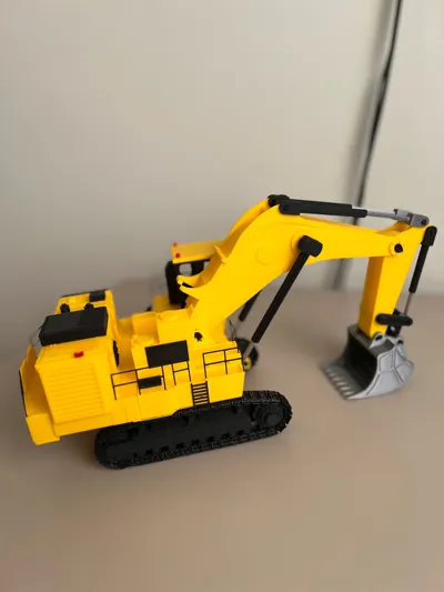 Caterpillar 6020B Minig Excavator- Fully 3D model - Free 3D Print Model ...