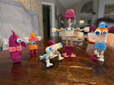 EXQUISITE CORPSE: The Morbid Monster Mash-Up Toy - Free 3D Print Model ...