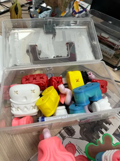 EXQUISITE CORPSE: The Morbid Monster Mash-Up Toy - Free 3D Print Model ...