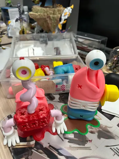 EXQUISITE CORPSE: The Morbid Monster Mash-Up Toy - Free 3D Print Model ...