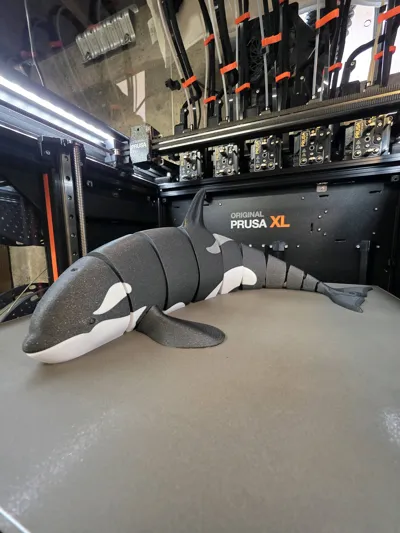 Articulated Orca - Free 3D Print Model - MakerWorld
