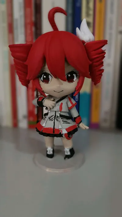 Chibi Kasane Teto Figure - Free 3D Print Model - MakerWorld